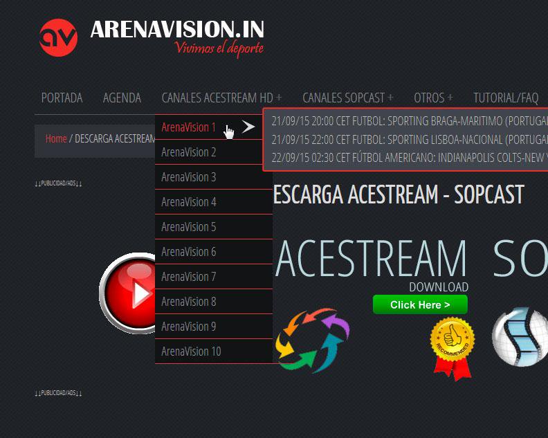 Arenavision Televisión de deportes gratis - Noticias Empresariales