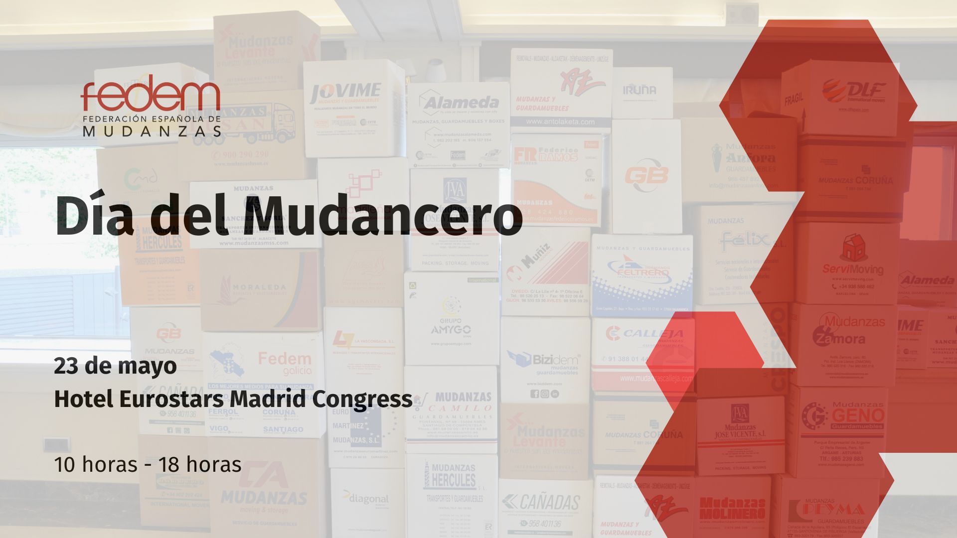 El Día del Mudancero 2025 en Madrid el 23 de mayo - Noticias Empresariales